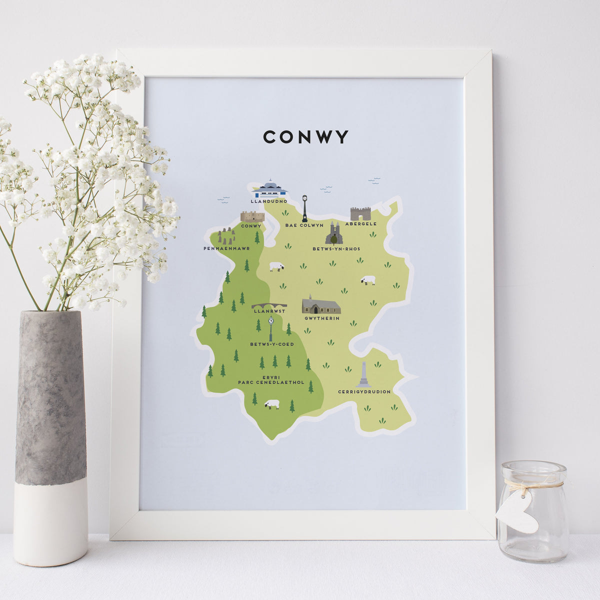 Conwy Map – Pepper Pot Studios